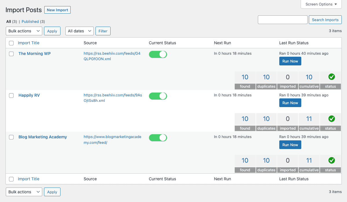 How To Automatically Import Posts From Multiple Sources Into One Site ...